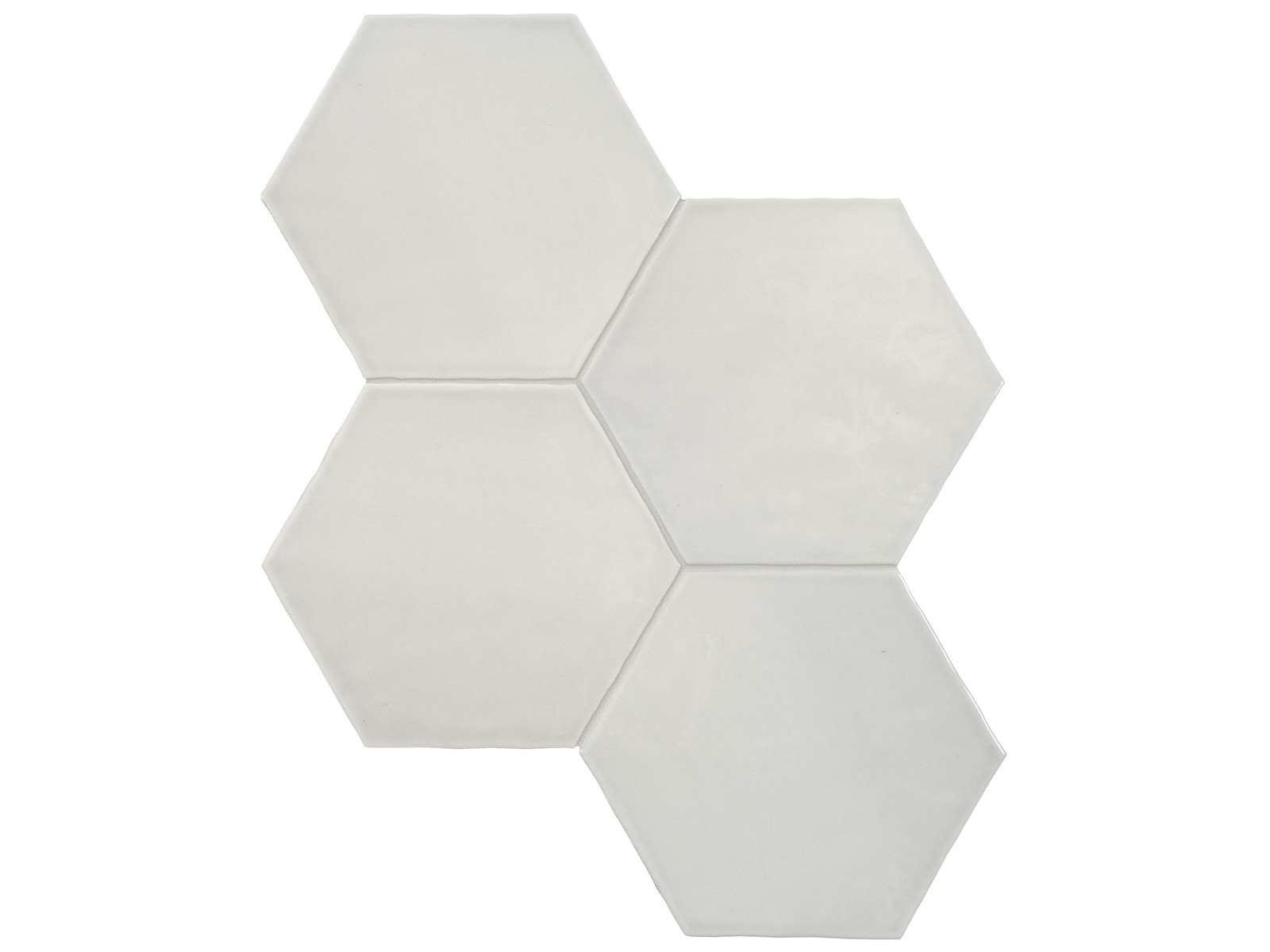Teramoda 6 inch Hexagon Stone Glossy
